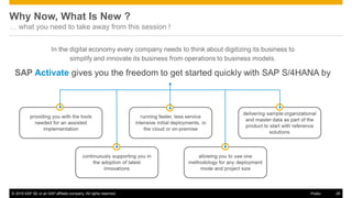 Sap activate overview | PDF