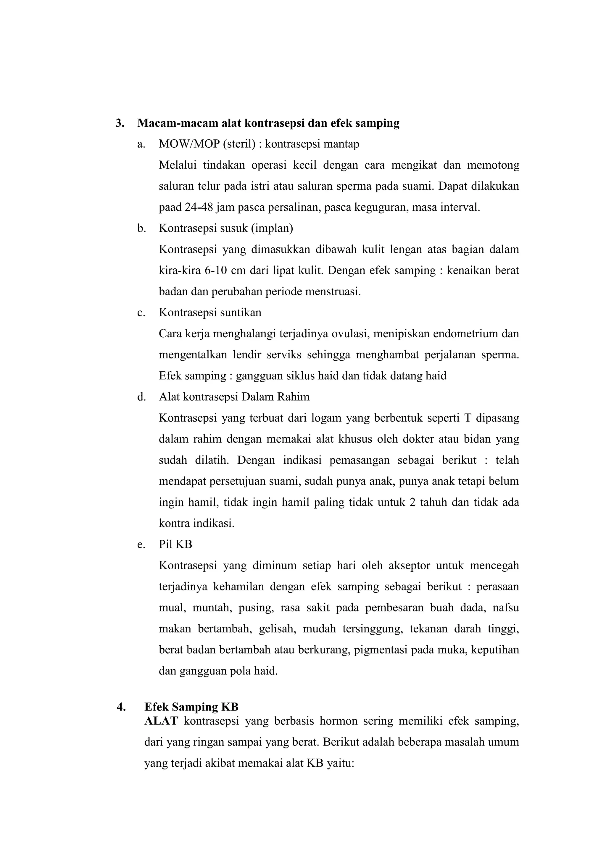 Sap alat kontrasepsi | DOCX