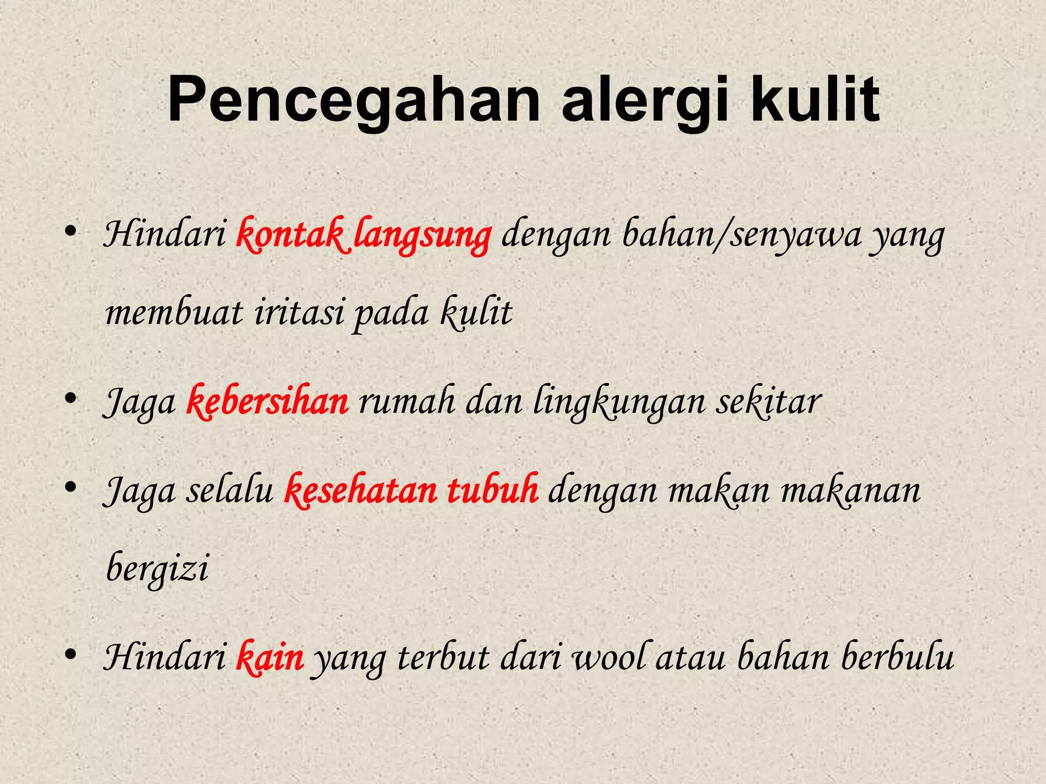 ppt Sap alergi kulit | PPTX