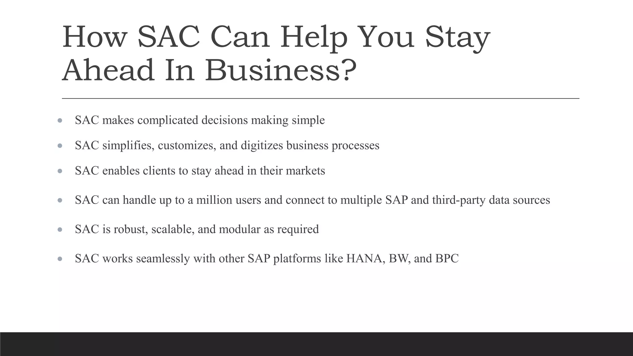 SAP Analytics Cloud(SAC) | PPTX