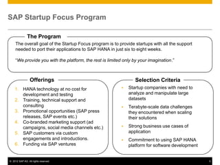 SAP and Startup Intro | PPTX