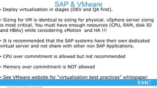 SAP and VMware (Virtualizing SAP) | PDF