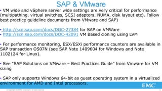 SAP and VMware (Virtualizing SAP) | PDF