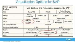SAP and VMware (Virtualizing SAP) | PDF