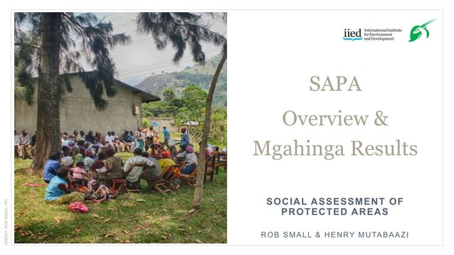 Overview Sapa methodology and experiences Mhaginga IGCP | PPTX