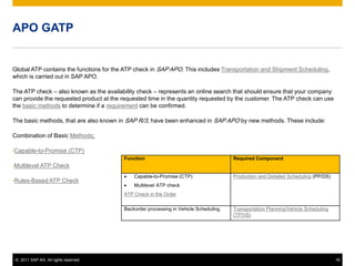 Sap apo vs. ecc | PDF