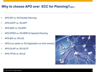Sap apo vs. ecc | PDF