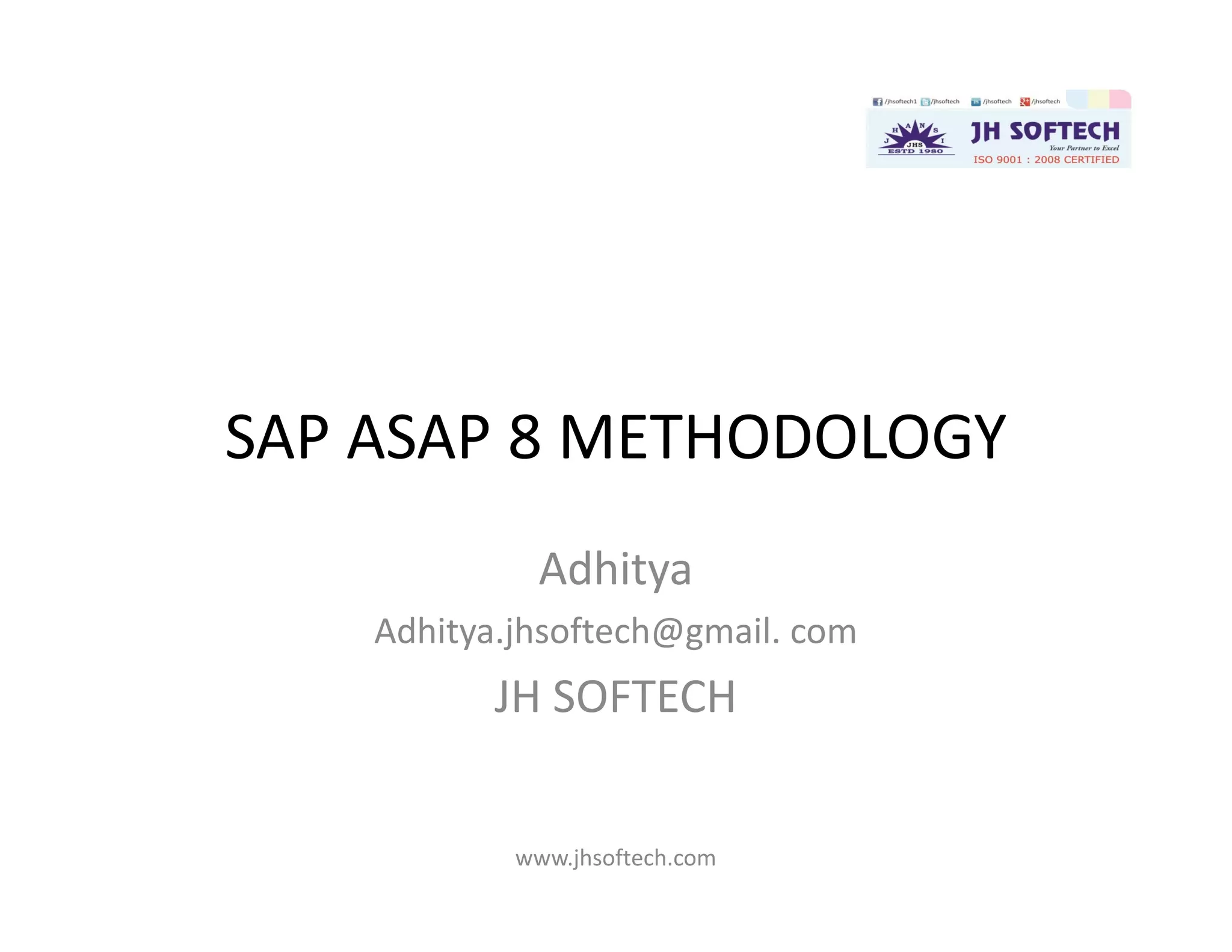 SAP ASAP 8 Methodology | PDF