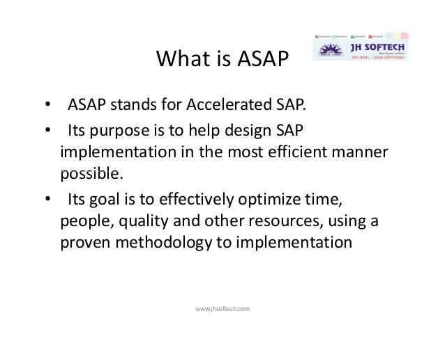 SAP ASAP 8 Methodology
