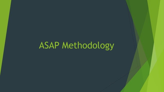 ASAP Methodology for Implementing SAP System | PPT