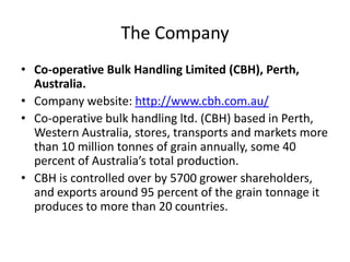Sap at co operative bulk handling ltd | PPT