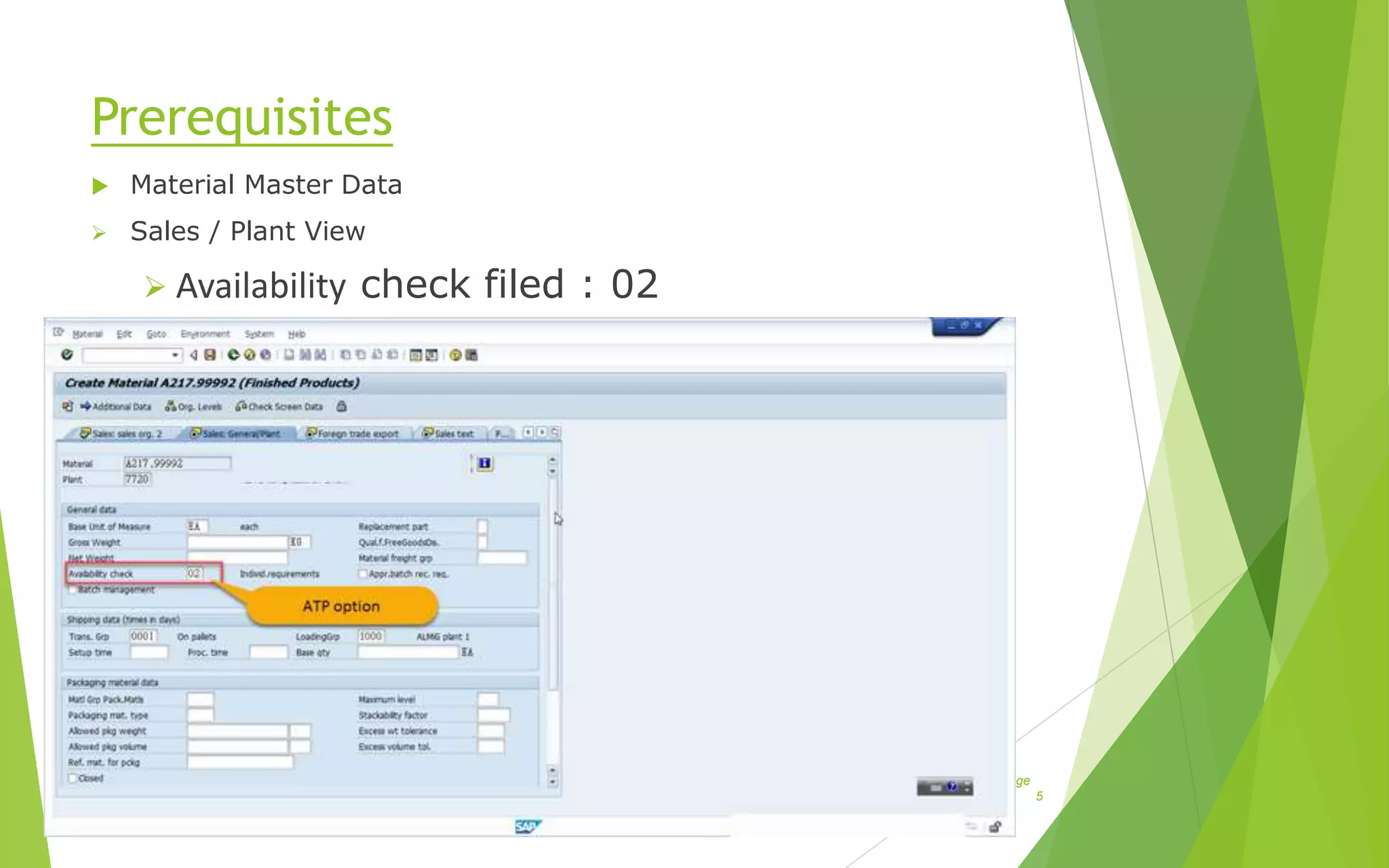 SAP ATP check for Sales Order | PDF
