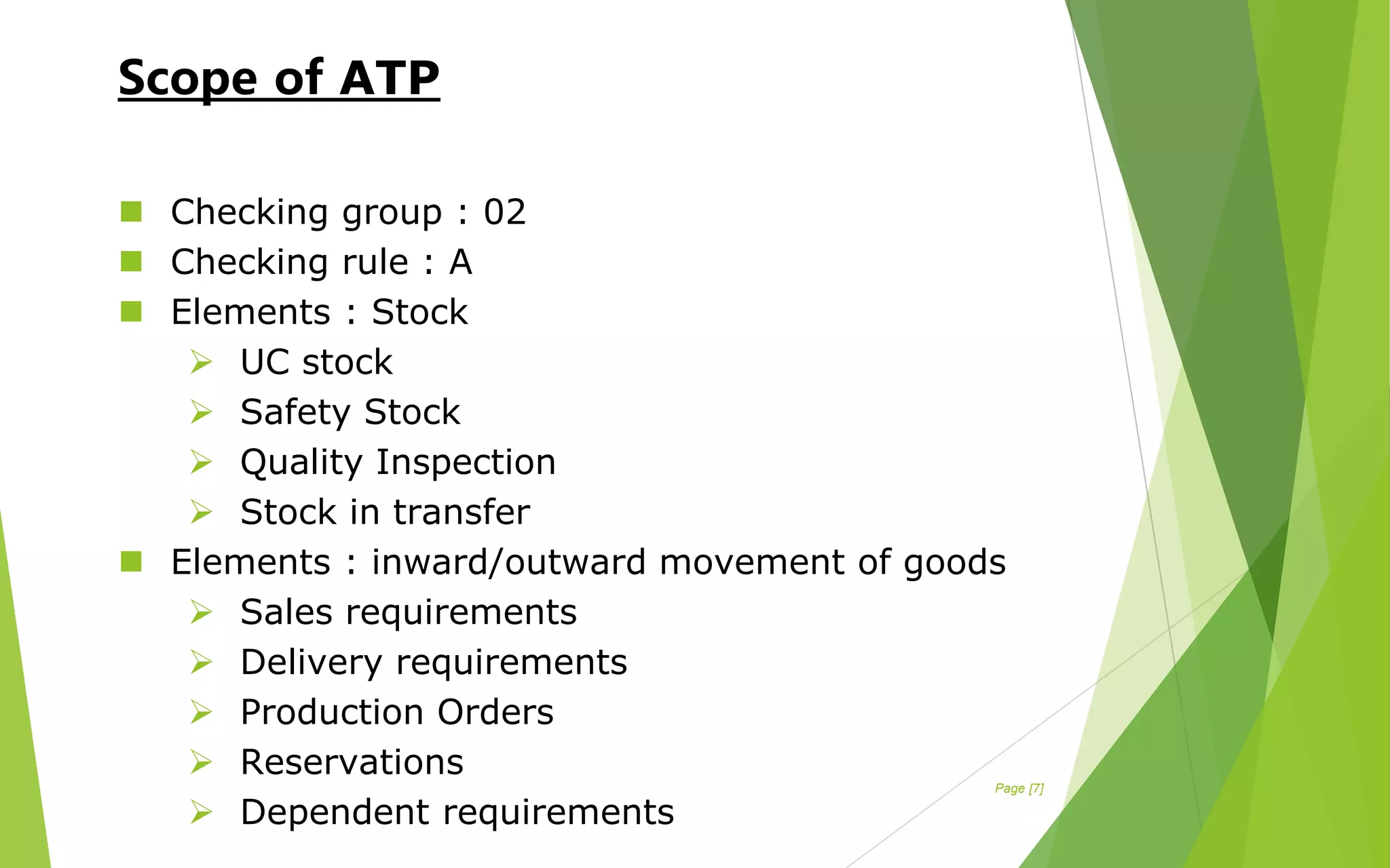 SAP ATP check for Sales Order | PDF