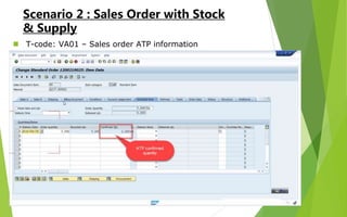 SAP ATP check for Sales Order | PDF