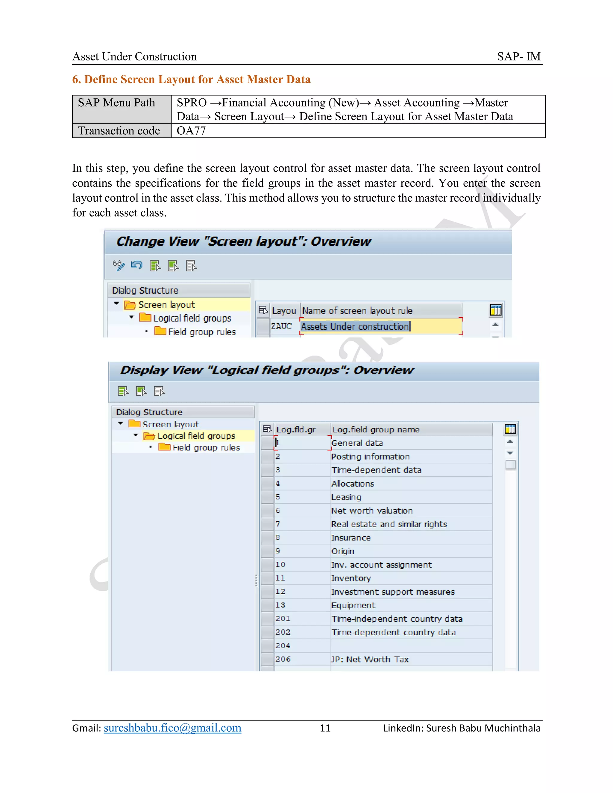 Sap auc internal orders as investment measures | PDF
