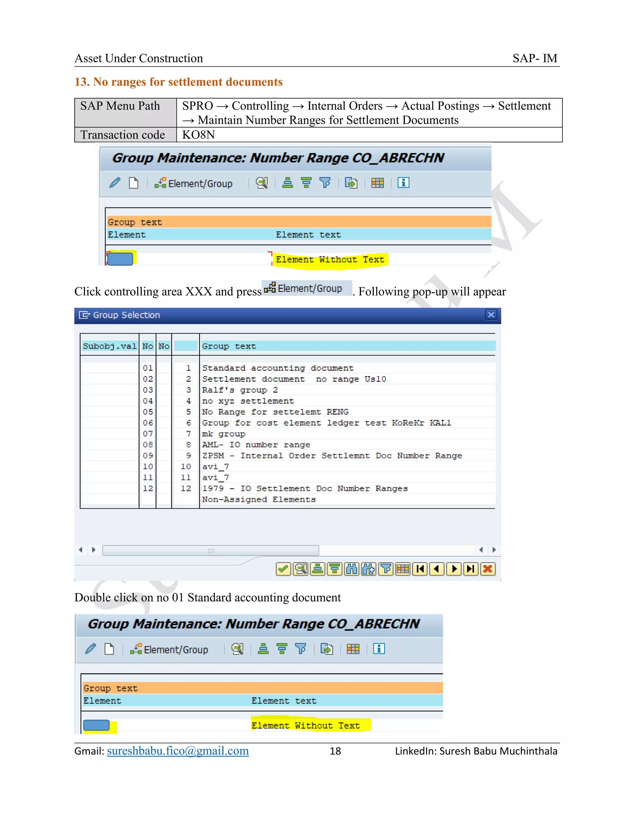 Sap auc internal orders as investment measures | PDF