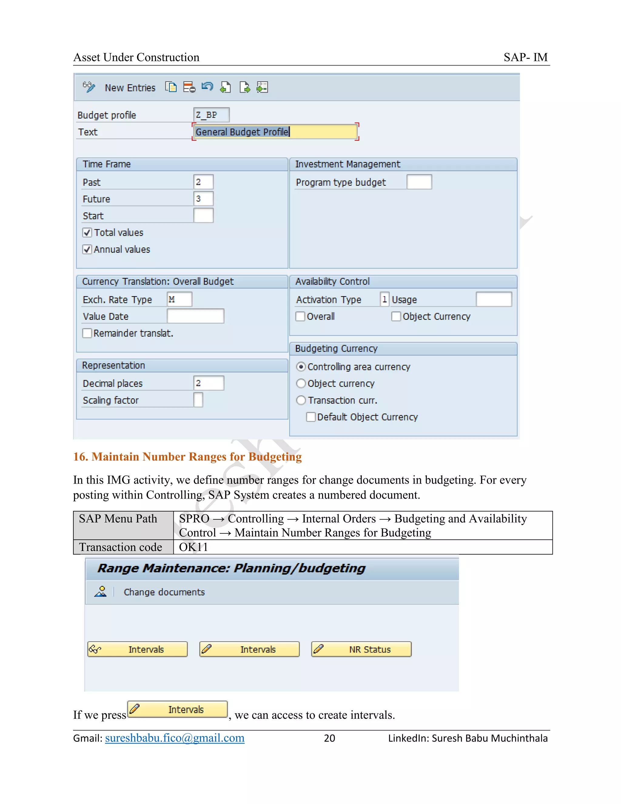 Sap auc internal orders as investment measures | PDF