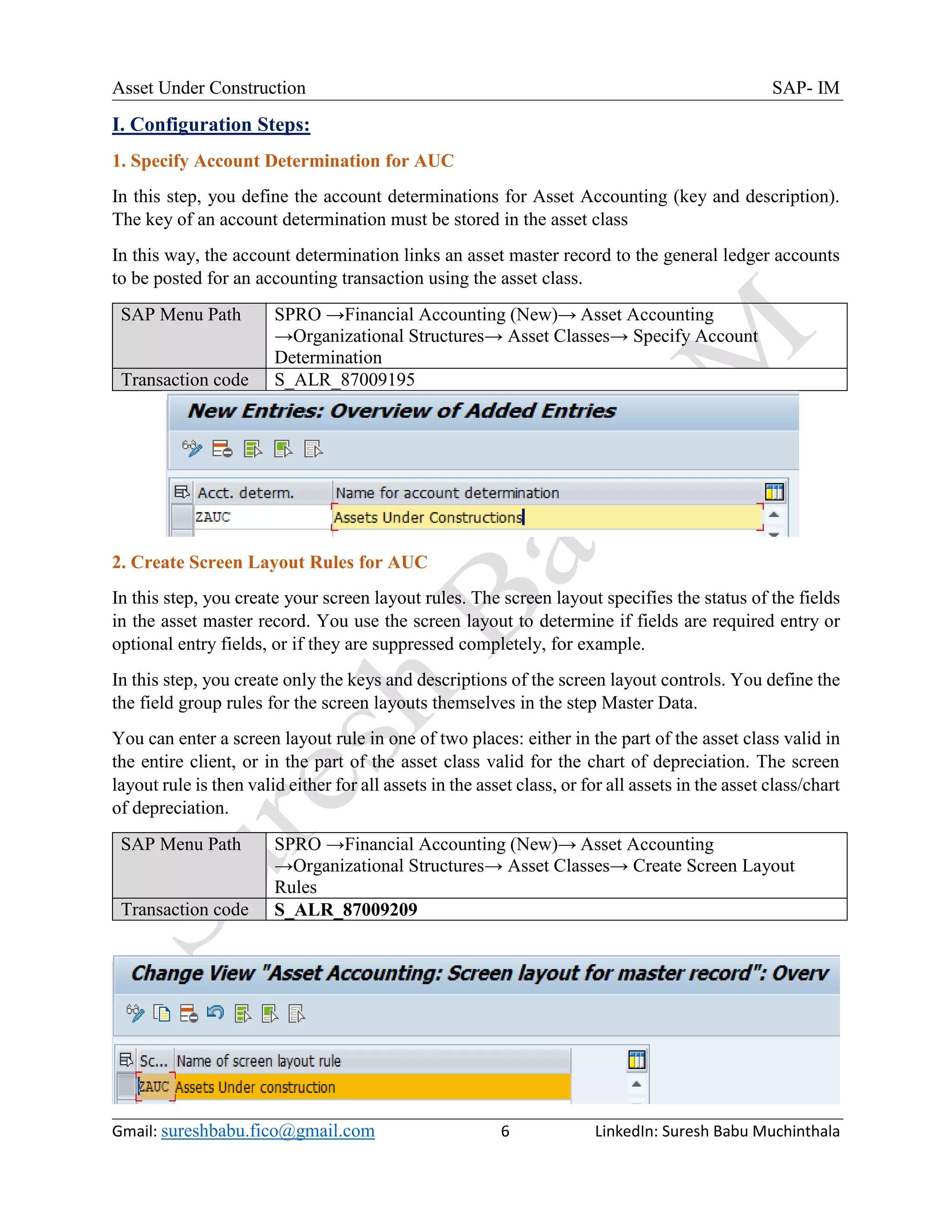 Sap auc internal orders as investment measures | PDF