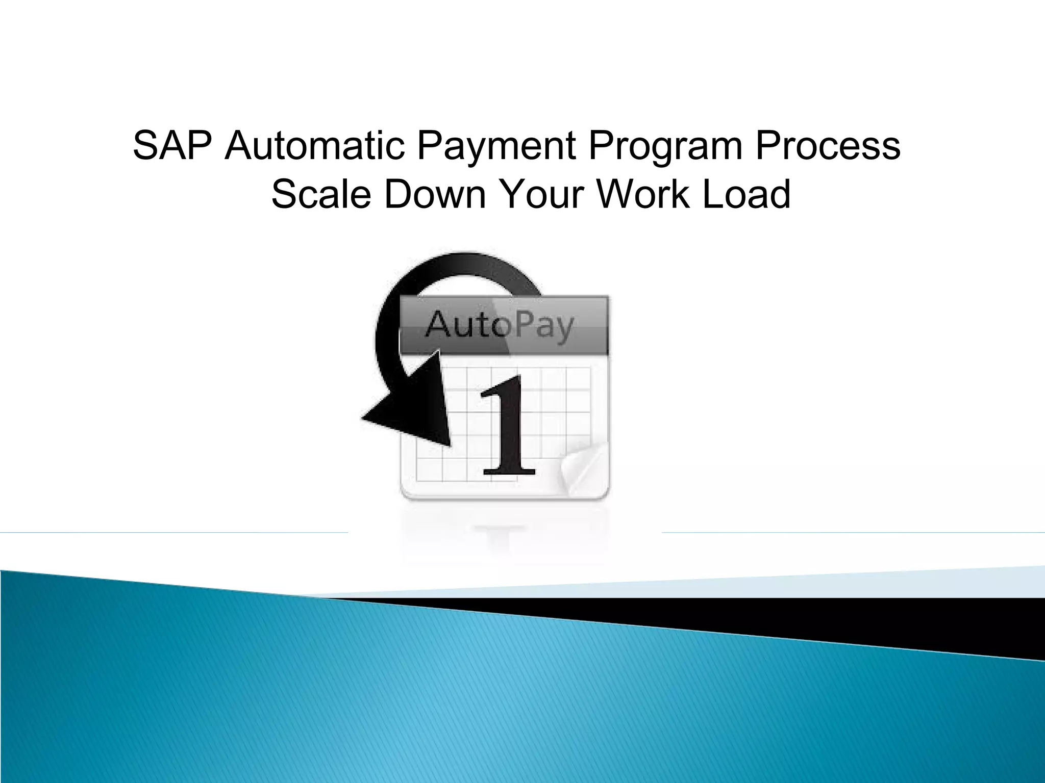 SAP Automatic Payment Program Process - Scale Down Your Work Load | PPS