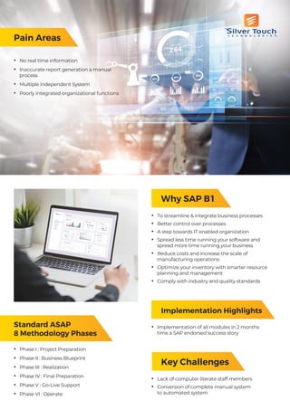 Sap b1 for manufactures Case Study | PDF
