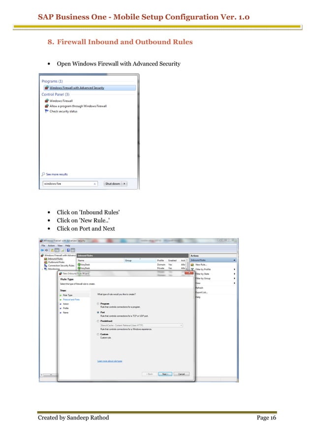 SAP B1 mobile setup-sandeep rathod | PDF | Operating Systems | Computer Software and Applications