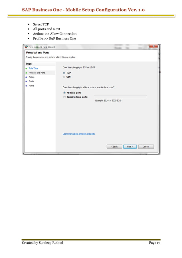 SAP B1 mobile setup-sandeep rathod | PDF | Operating Systems | Computer Software and Applications