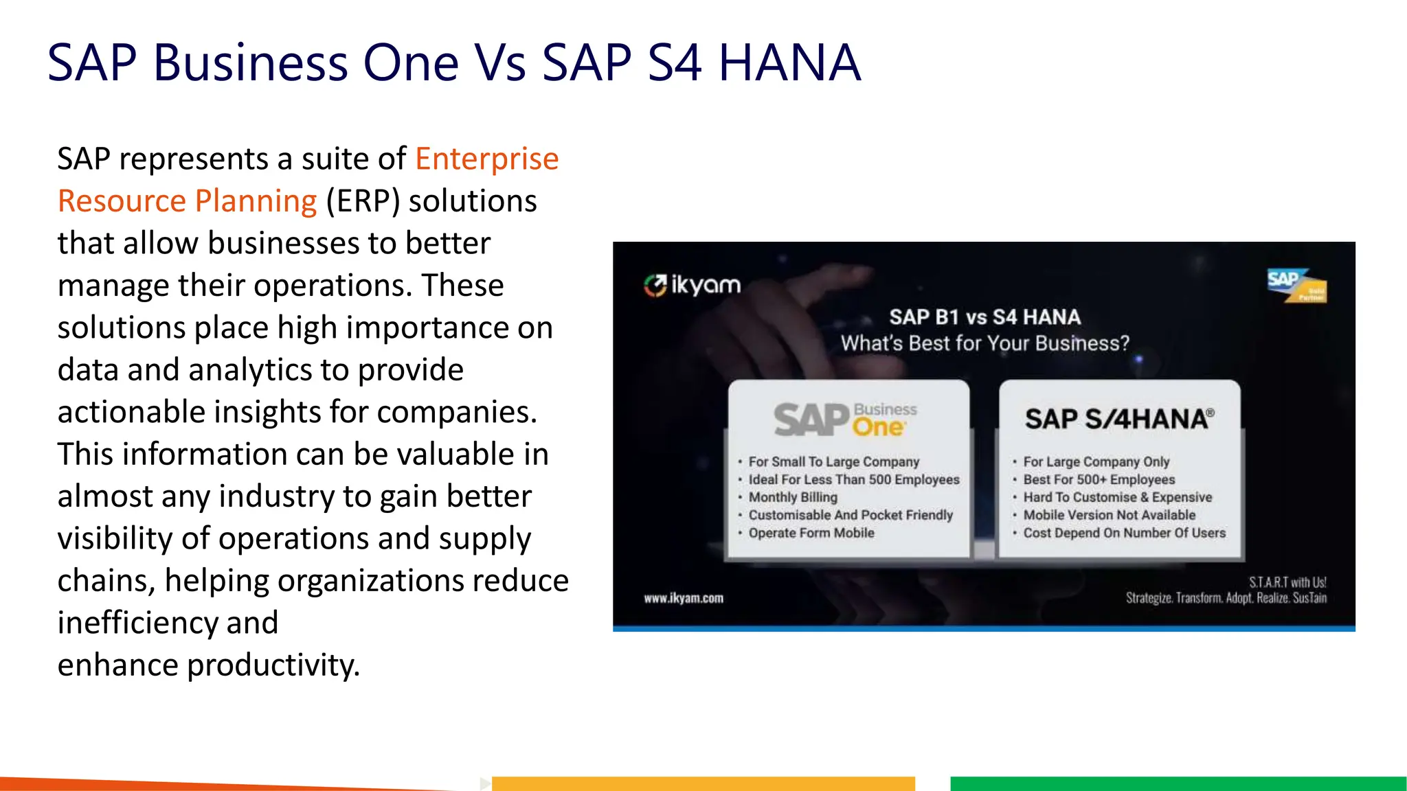 SAP B1 Vs SAP S4 HANA | PPTX