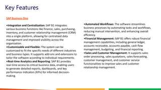 SAP B1 Vs SAP S4 HANA | PPTX