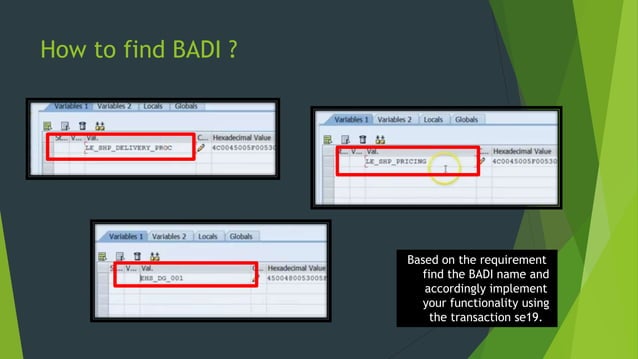 SAP BADI Implementation Learning for Functional Consultant | PPTX ...
