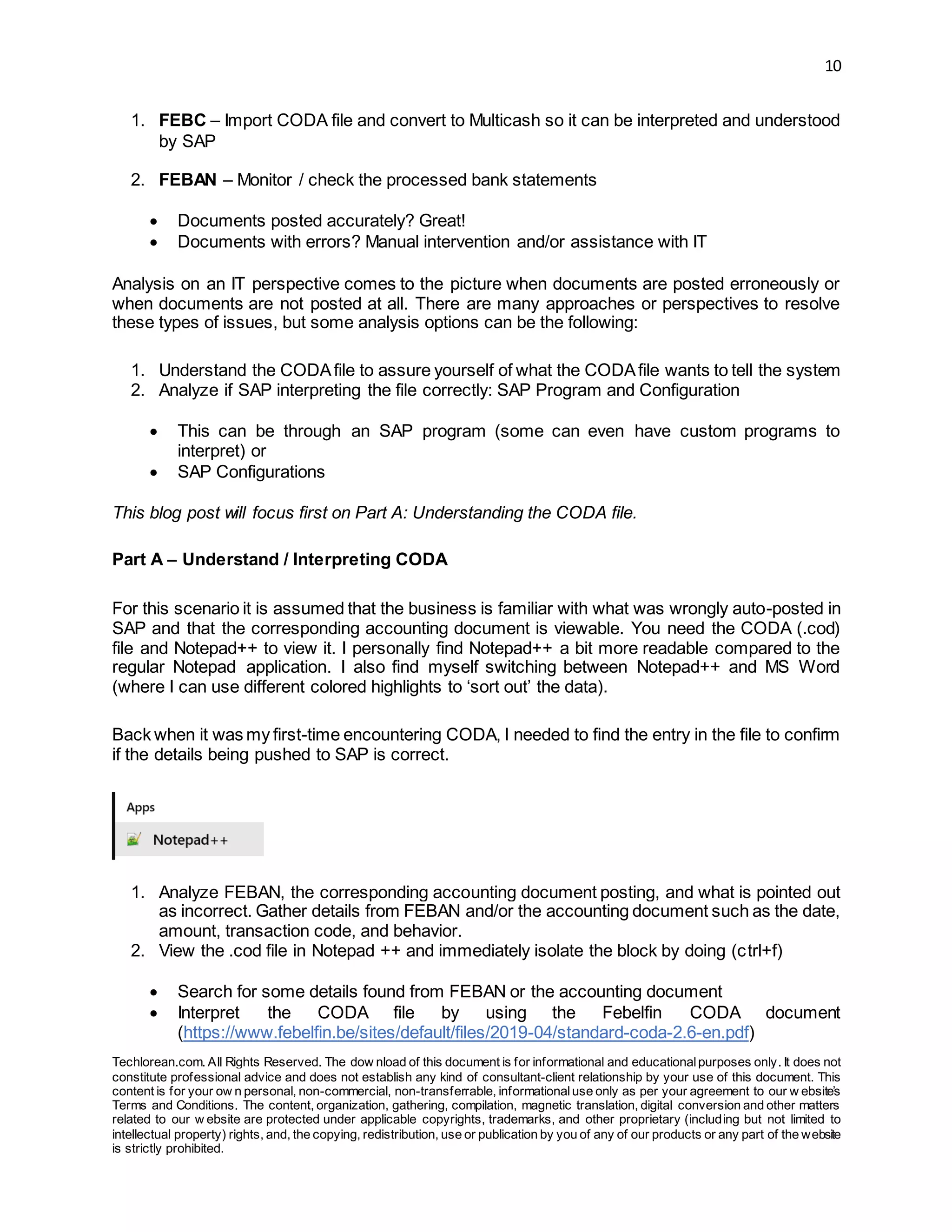 SAP Bank Accounting - EBS Compilation by Techlorean.pdf