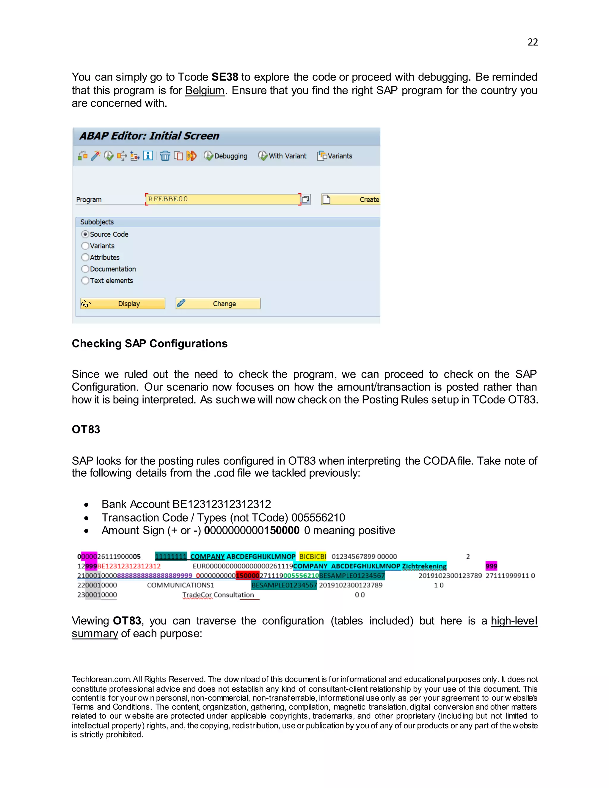 SAP Bank Accounting - EBS Compilation by Techlorean.pdf