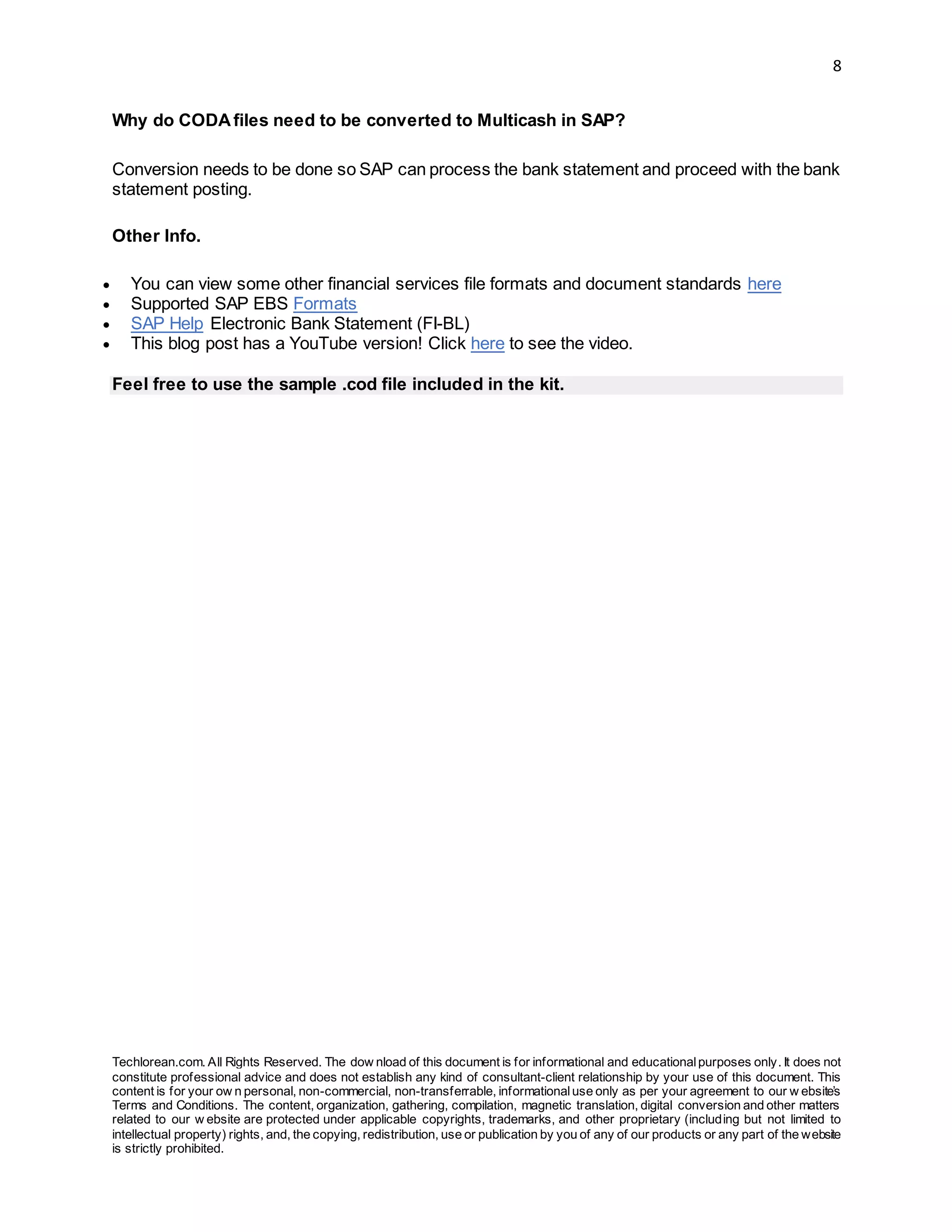 SAP Bank Accounting - EBS Compilation by Techlorean.pdf