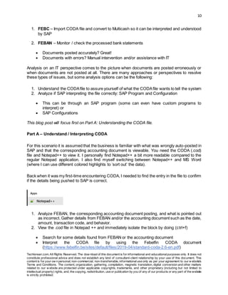SAP Bank Accounting - EBS Compilation by Techlorean.pdf