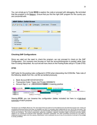 SAP Bank Accounting - EBS Compilation by Techlorean.pdf