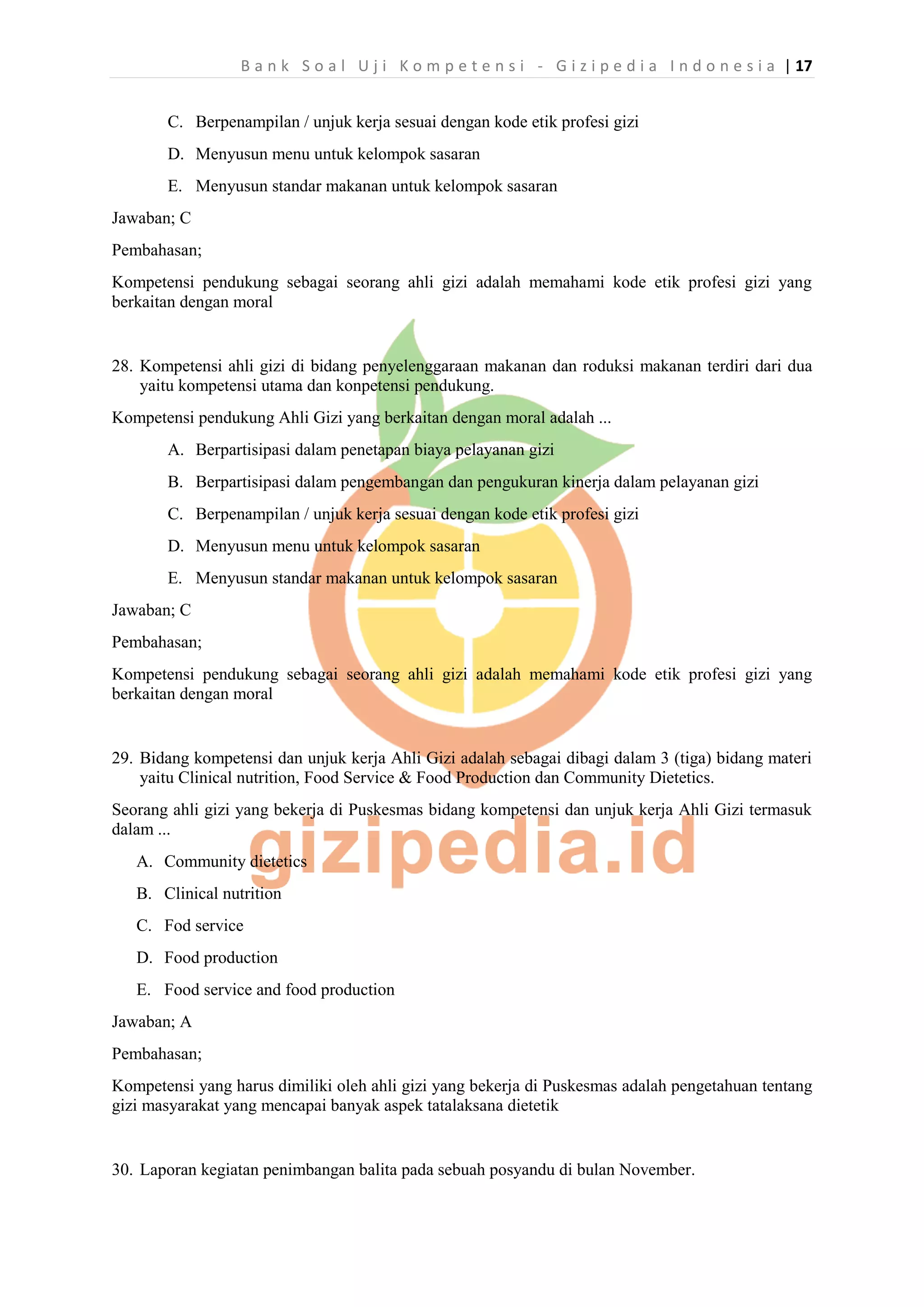 (SAP) Bank Soal Uji Kompetensi Gizi.pdf