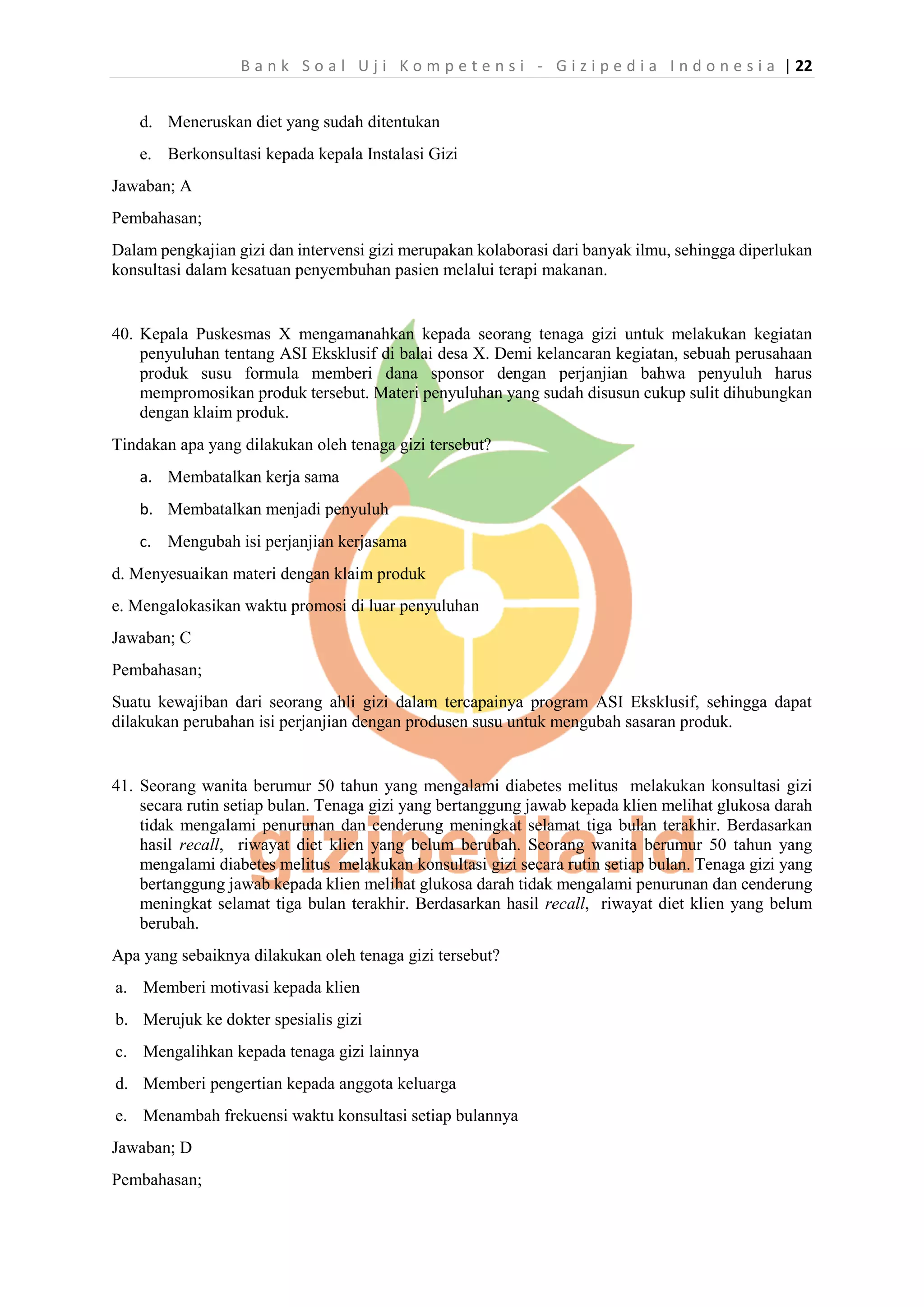 (SAP) Bank Soal Uji Kompetensi Gizi.pdf