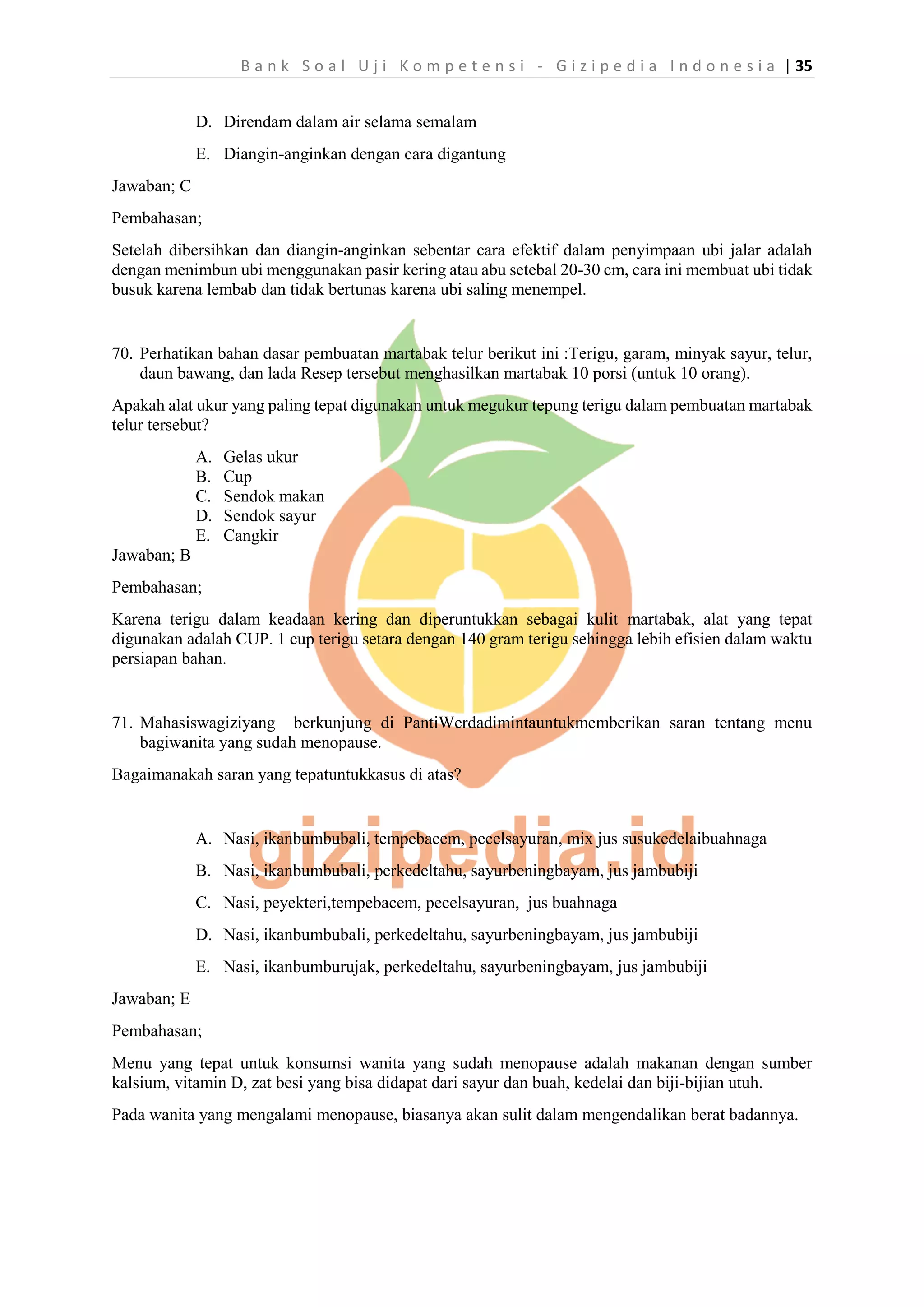 (SAP) Bank Soal Uji Kompetensi Gizi.pdf