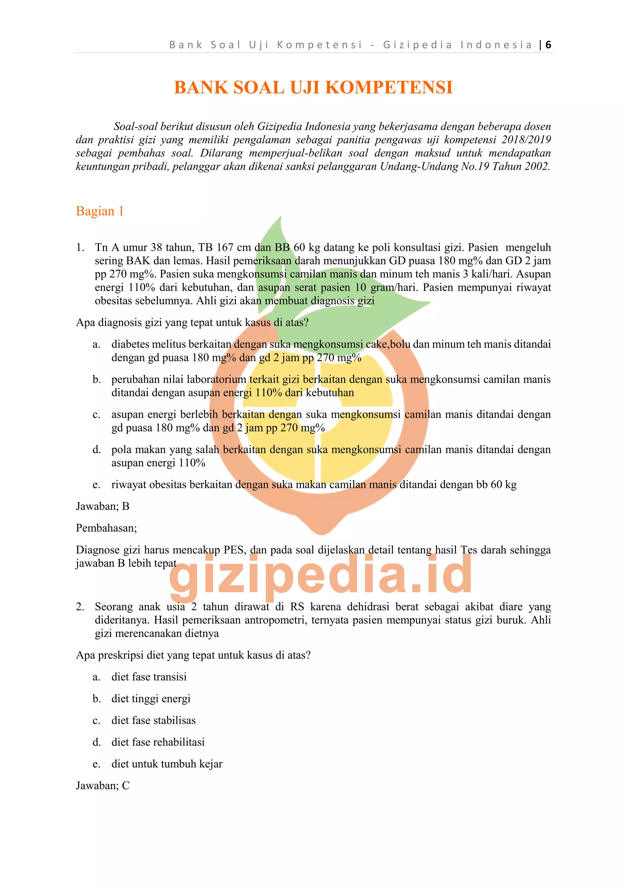 (SAP) Bank Soal Uji Kompetensi Gizi.pdf