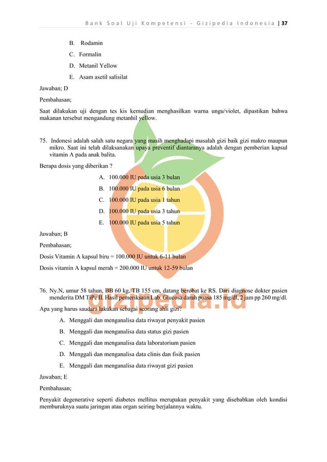 (SAP) Bank Soal Uji Kompetensi Gizi.pdf