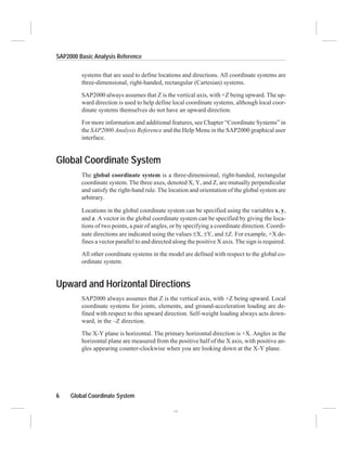 Sap2000 basic | PDF