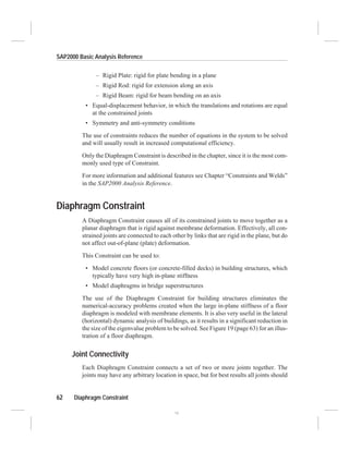 Sap2000 basic | PDF