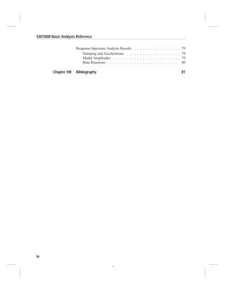 Sap2000 basic | PDF