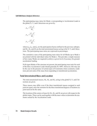 Sap2000 basic | PDF