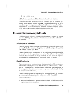 Sap2000 basic | PDF