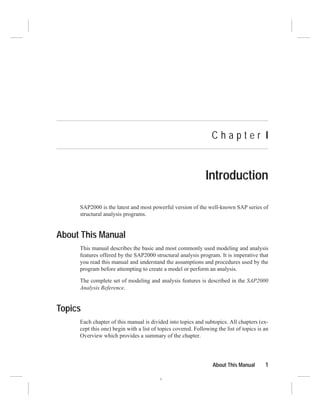 Sap2000 basic | PDF