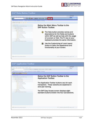 Sap navigation 2013 | PDF
