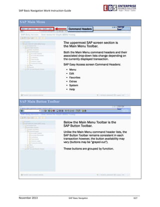 Sap navigation 2013 | PDF