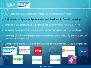 Sap basics (SAP Modules) | PPTX