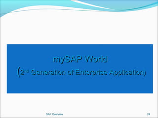 SAP Basics and Overview | PPT