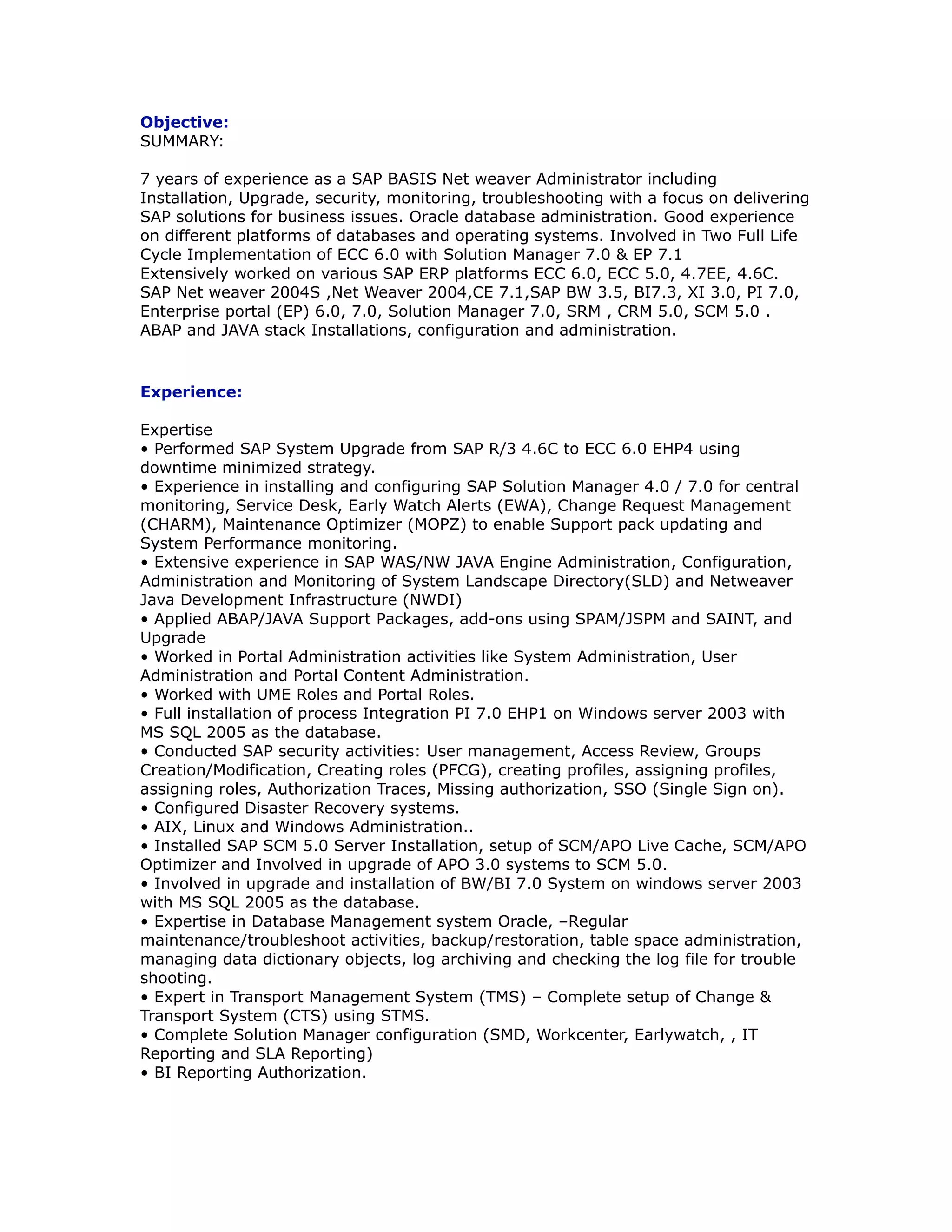 Complete Sap Basis | DOC